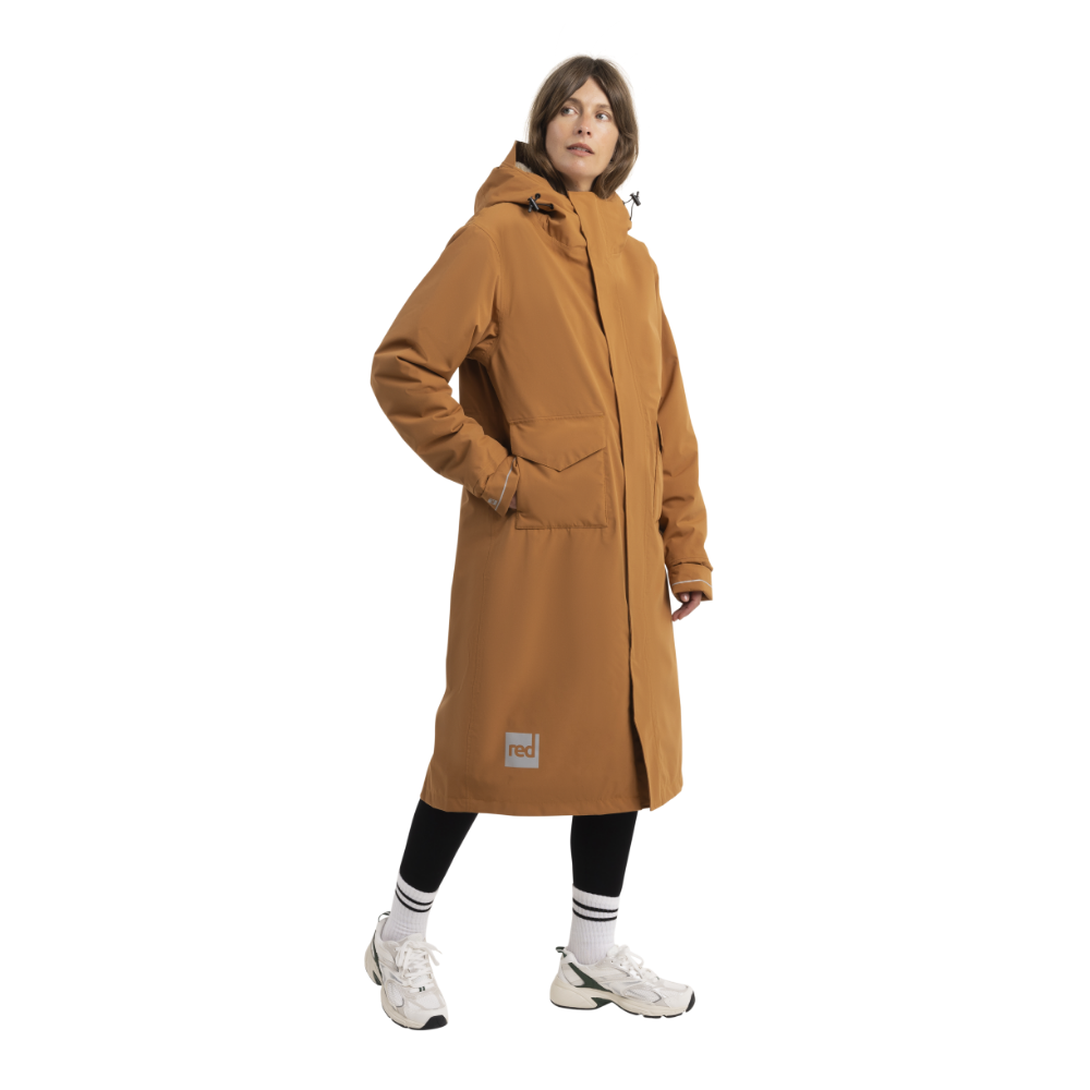 Red Equipment | Women's EVO Slim Fit Waterproof Parka Jacket - Caramel ...
