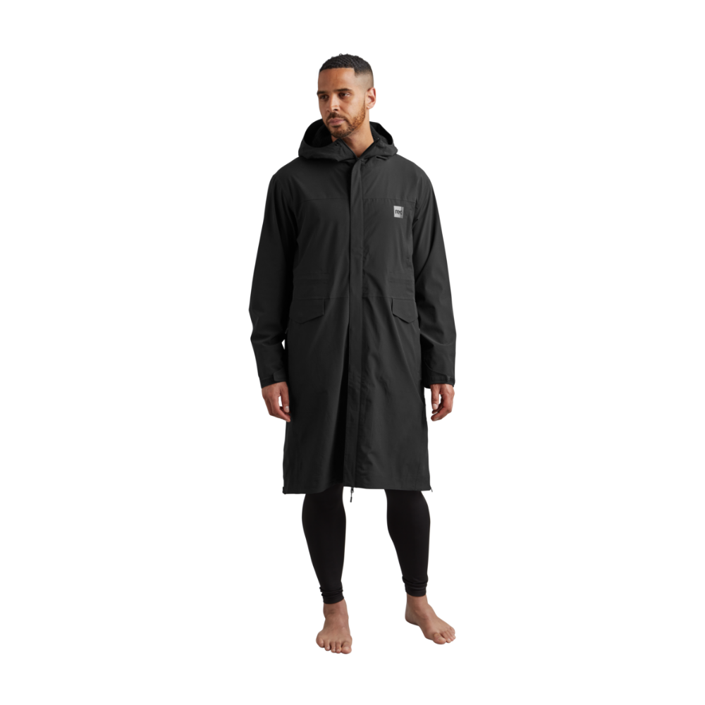 Men's Pursuit Waterproof Lightweight Changing Robe Jacket - Black – Red ...