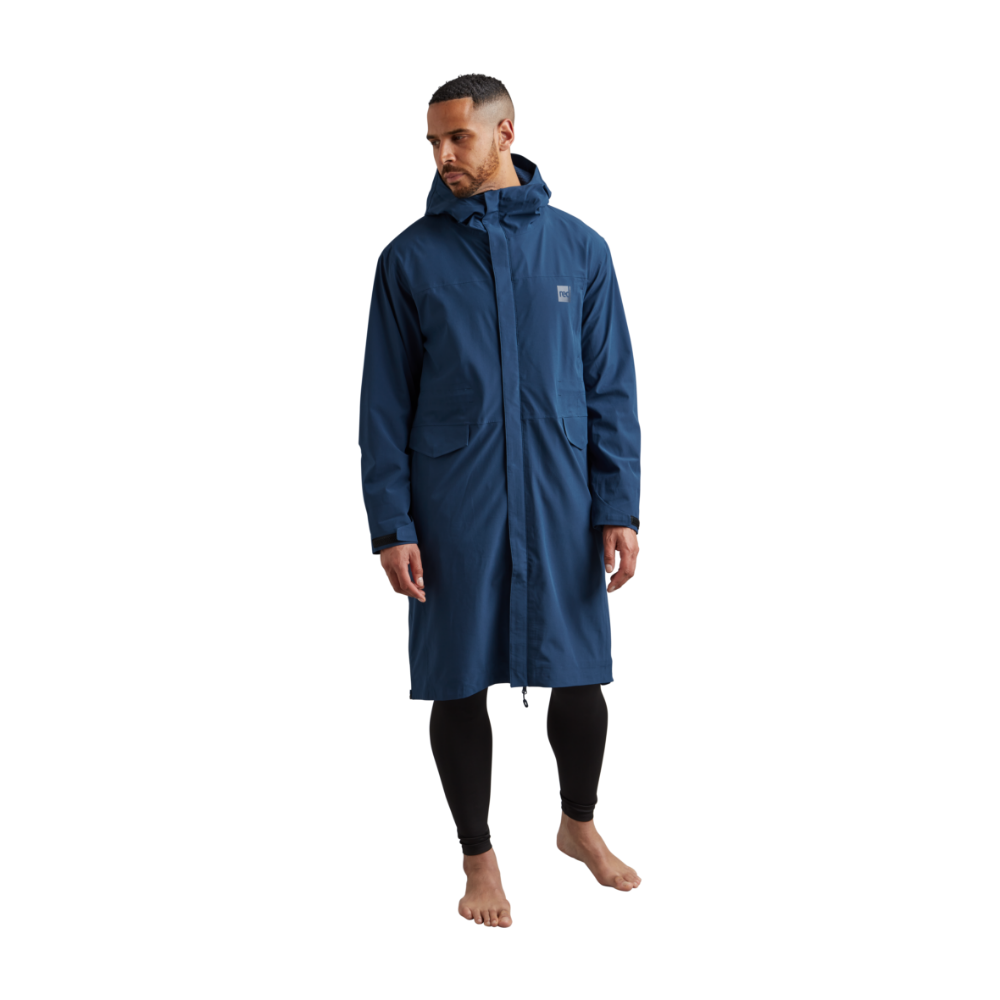 Men's Pursuit Waterproof Lightweight Changing Robe Jacket - Ocean Blue ...