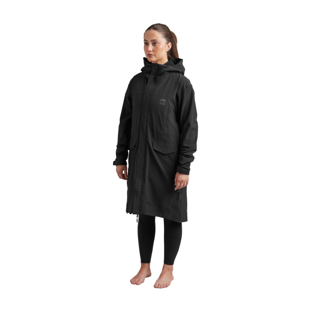 Women's Pursuit Waterproof Lightweight Changing Robe Jacket-Black – Red ...